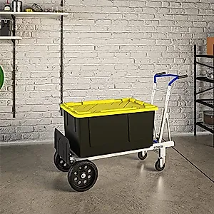 COSCO 12253BLU1E Next Gen 3-in-1 Folding Toe Plate Hand Truck, 800 lb/100 lb Weight Capacity, Blue