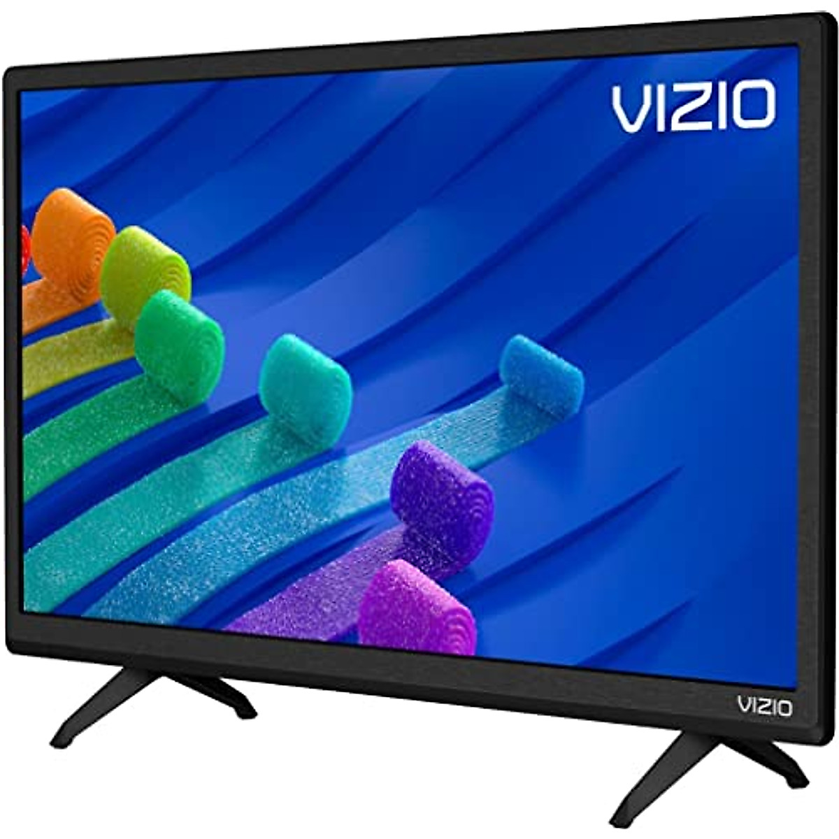 VIZIO 24" Inch Class D-Series LED 720P Smart TV Apple AirPlay 2 and Chromecast Built-in + Wall Mount (No Stand) - D24H-J09 (Renewed)