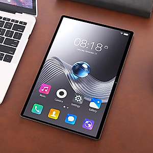 Jectse 10.1 Inch Tablet, 3200x1440 Resolution 8GB RAM 128GB ROM 4G LTE Tablet with 8MP 13MP Dual Camera, Gaming Tablet Computer for Kids Tablet (Black)