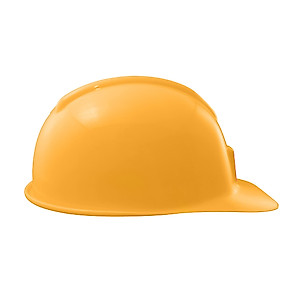 Nicky Bigs Novelties Adult Womens Plastic Novelty Construction Helmet Yellow Engineer Hard Hat Road Worker Costume Theme Prop