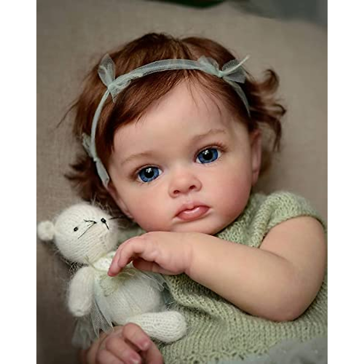 Angelbaby Realistic Reborn 24" Toddler Doll - Soft, Weighted & Lifelike for Children Gifts