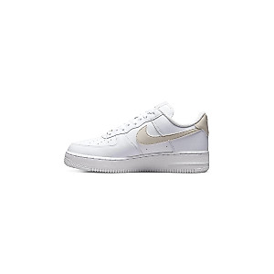 Nike Unisex Air Force 1 07 Next Nature Leather White Light Orewood Brown Trainers 10.5 W / 9 M US