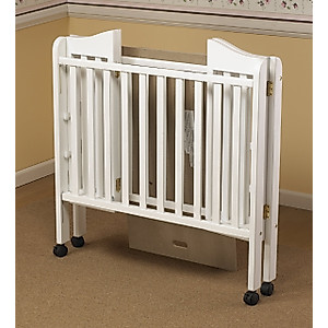 Orbelle Trading Noa Three Level Portable Crib, White, Standard Size