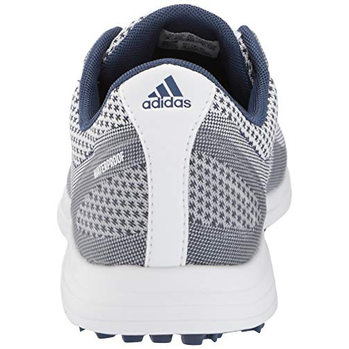 adidas Women's FW7483 Golf Shoe, FTWR White/Tech Indigo/Savannah, 6