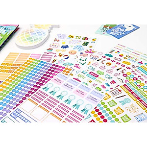 bloom daily planners Planner Sticker Value Pack (13 Unique Sheets / 1,000+ Aesthetic Stickers) - New Variety Assortment Bundle for Planning & Decorating