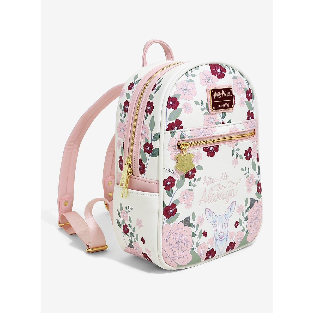 BoxLunch Loungefly Harry Potter Always Floral Mini Backpack Exclusive