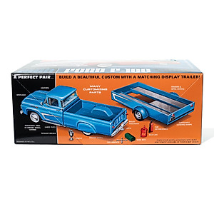 AMT - 1960 Ford F-100 Pickup w/Trailer New Tooling (AMT1407)