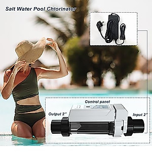 Pomeade Pool Salt Chlorine Generator Up to 25,000 Gallon, Salt Water Pool Chlorination System Replacement for IC20 IntelliChlor Salt Chlorination and W3AQR9 AquaRite Salt Water Chlorination