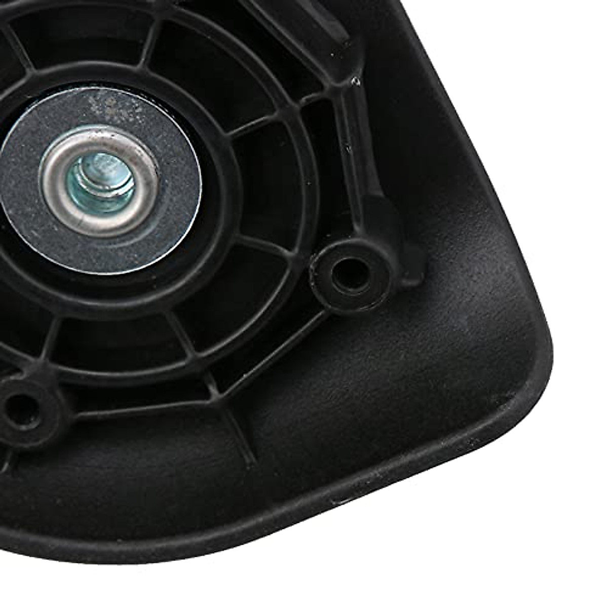 1 Pair Replacement Wheels 360 Swivel Suitcase Casters for Luggage Black (W293)