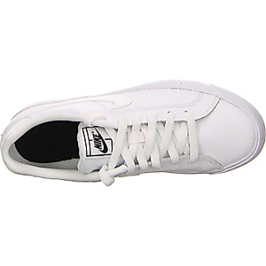 Nike Women's Court Royale AC Sneaker, White/White-Black, 7 Regular US