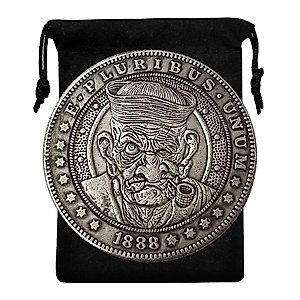 Kocreat Copy 1888 U.S Hobo Coin - Old Seaman & Eagle Silver Plated Replica Morgan Dollar Souvenir Coin Challenge Coin