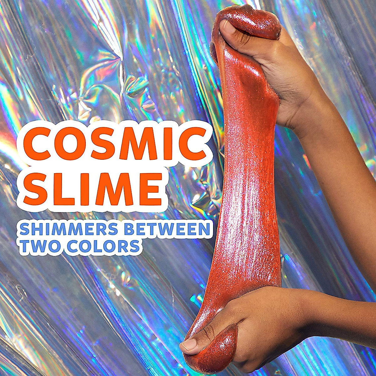 Elmer's Gue Premade Slime, Cosmic Shimmer Glitter Slime, Variety Pack, 3 Count