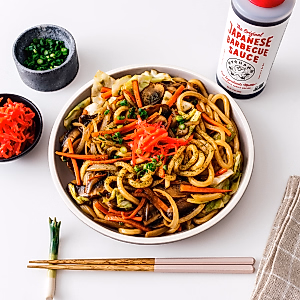 Bachan's Japanese Barbecue Sauce 2 Pack - 1 Original, 1 Yuzu - BBQ Sauce for Wings, Chicken, Beef, Pork, Seafood, Noodles, and More. Non GMO, No Preservatives, Vegan, BPA free