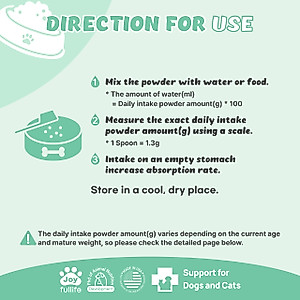 Inoel-6 for Cats and Dogs - Supports Bone Density, Joint and Abnormal Tissue with Pure IP6, Magnesium, Zinc, Manganese, Vitamin K2 (87.50g) (Inoel-6)