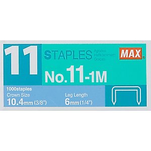DHP comerpa SLU Max Staples – No. 11, Pack of 10, 1 m