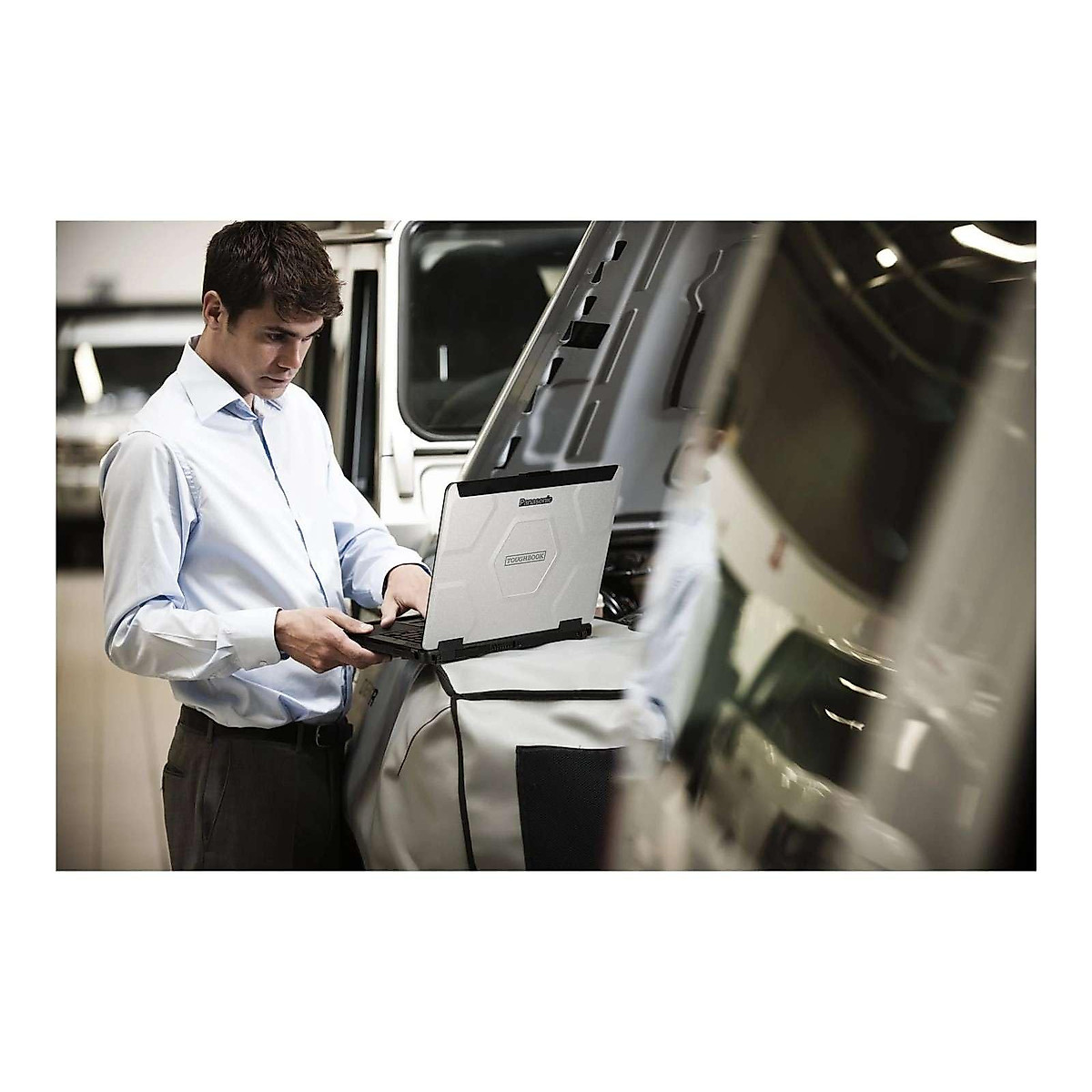 Panasonic Toughbook 54, CF-54 MK2, Intel Core i5-6300U 2.40GHz, 14in HD, Non-Touchscreen, 256GB SSD, 16GB, Wi-fi, Bluetooth, 4G LTE, Dual Pass, Backlit Keyboard, Webcam, Windows 10 Pro (Renewed)