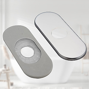 BWE 6 Inch Bathroom Vessel Vanity Sink Faucet 4" Hole Cover Deck Plate Escutcheon Chrome