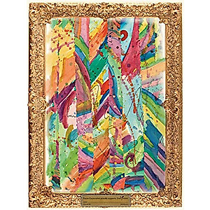UCREATE - PAC4926 UCreate Gold Frame Watercolor Paper, Gold Frame, 9" x 12", 30 Sheets