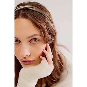 WOVOWOVO Thin Leather Headbands for Women, 4 Pcs Twisted Thin Head Bands with Teeth Boho Non Slip Headband, Fashion Black White Hairbands Braided Hair Hoops Girls Hair Accessories