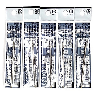 Pentel 0.7mm Black Ink Refill (XKBXES7-A), for Pentel Vicuna EX multifunction pen, × 5 Pack/total 5 pcs (Japan Import) [Komainu-Dou Original Package]