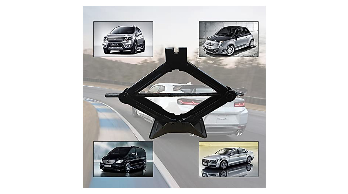 FGZKJ Scissor Car Jack, Scissor Jack with a Maximum Capacity of 2.0 Tons, Heavy Lifting Jack ...