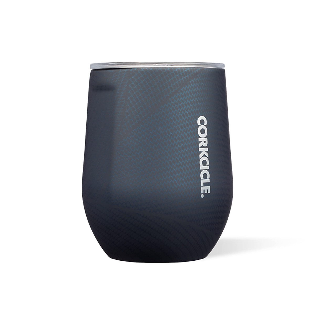 Corkcicle Marvel Captain America 12 oz Triple-Insulated Stemless Insulated Reusable Cup with Lid and Silicone Bottom, Keep Beverages Cold for 25 hours and hot for 12 hours,