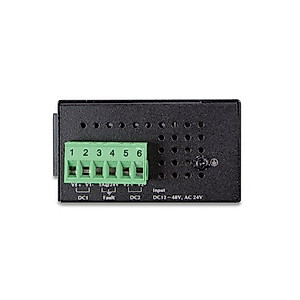 PLANET ISW-800T IP30 Compact Size 8-Port 10/100TX Industrial Fast Ethernet Switch (-40~75 degrees C)