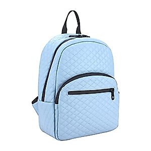 FIREDOG Travel Backpack Purse, Blue Mini Backpack Fashion Casual Small Backpack for Women with Lock