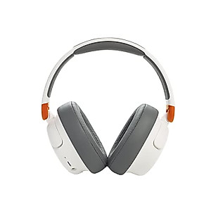 JBL JR 460NC Kids Over-Ear Wireless Noise Cancelling Headphone Bundle with gSport Case (White)