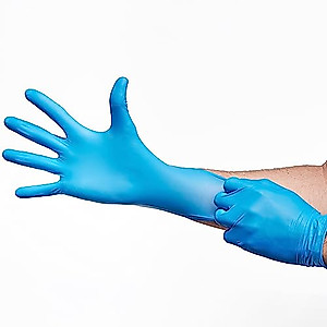 American Nitrile – Slate Powder Free Nitrile Gloves – Latex Free Disposable Gloves – Medical, Mechanic, Esthetician, Tattoo Artist– Made in the USA