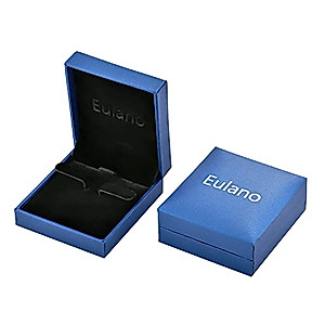 Eulano Infinity Love Heart Dangle Drop Earrings for Women 925 Sterling Silver, Butterfly Leverback Earrings April Crystals Birthstone Jewelry Gifts for women Girls