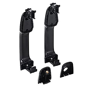 ZXMOTO Exterior Door Handle Rear Fit for Toyota Camry 2012-2017 2PCS (Driver Side Left & Right) New