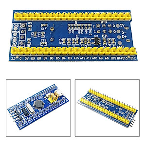 ST-Link STM32 Emulator, Aideepen ST Link V2 Programmer Unit Emulator Downloader (Random Color)+2PCS 40pin STM32F103C6T6 ARM STM32 SWD Minimum System Board