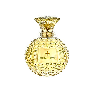 Marina de Bourbon Cristal Royal by Princesse Eau de Parfum Fragrance for Women - Opens with Pear, Blackcurrant and Bergamot - Blended with Jasmine - For Glamourous and Royal Ladies - 3.4 oz