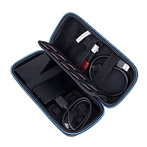 Baval Hard Carrying Case Replacement for Western Digital Seagate Expansion Toshiba Canvio My Passport Elements Portable Hard Drive Game Drive 1TB 2TB 3TB 4TB 5TB,Black