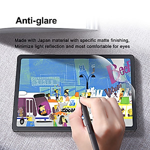 BERSEM [2 PACK Paper Screen Protector Designed for Samsung Galaxy Tab A7 10.4 inch 2022/2020 (SM-T509/T503/T505/T500/T507), Anti Glare with Easy Installation Kit Write and Draw Like on Paper