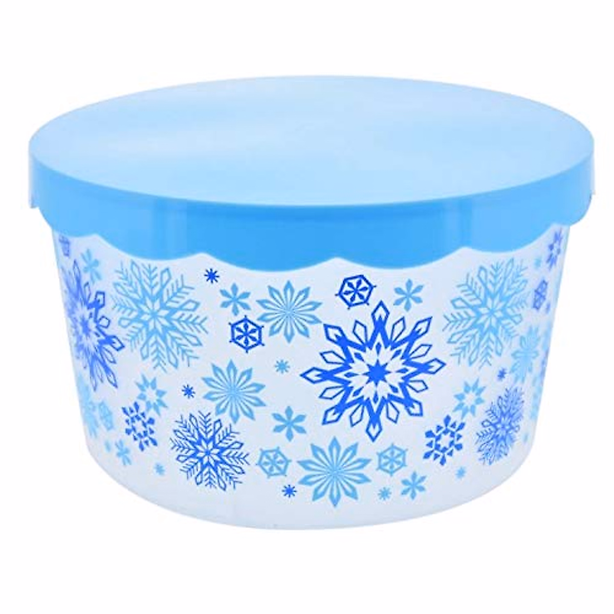 Christmas Food Containers with Lids For Holiday Baked Goods, Food Gifts, Treats, Candy - Plastic - Large Approx 4x8 Inches - Set of 3