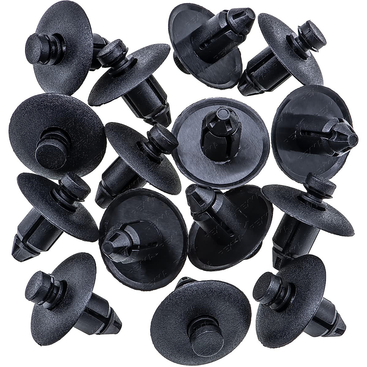 Rexka 15pcs Door Interior Trim Panel Retainer Door Window Molding Clip Rivets Black Nylon for Chrysler WX68DX9AA 0WX68BD1AA Chrysler 300m Dodge Challenger Charger Magnum