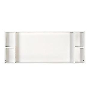 dadada Baby’s Removable Changing Tray for Dresser - Diaper Changing Topper for Dresser White 48"