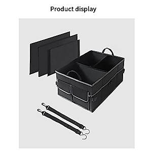 Car Trunk Organizer Car Soft Felt Storage Box Cargo Container Box Trunk Bag Stowing Tidying Holder Multi-Pocket