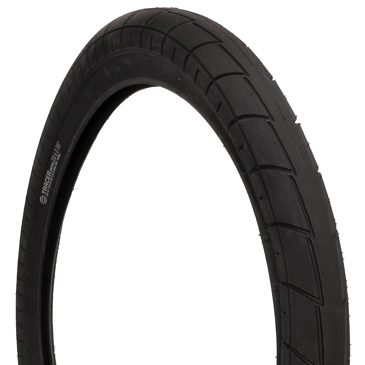 Salt BMX Bicycle Tires, Tracer Tires, Street Riding, 20" x 2.35", 65PSI, Black
