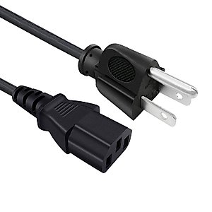AC Cable 8ft 3 Prong C13 Power Cord for Electric Pressure Cooker Instant Pot,Power Quick Pot,Slow Cooker,Cuisinart CPC-PC600,Rice Cooker Soy Milk Maker Microwaves Power Cord Cable