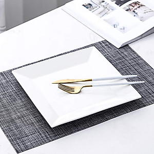 Porlien Classic Square 9.7-inch Dinner Plate Set of 3