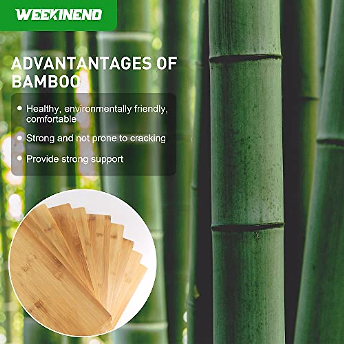 Weekinend Couch Cushion Support[18" W x 66" L] for Sagging Chair Cushions,Thickened Bamboo Board Sofa Couch Support,Protect Couch Sagging Support prolong Sofa Life