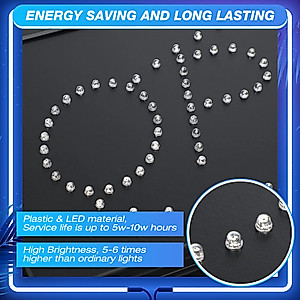 Liliful 2 Pcs Neon Open and Closed Signs for Business Set 19" x 10" LED Open Signs for Business Window Door with 2 Modes Ultra Bright Electronic Advertisement Display Bar Shop Hotel Barbershop