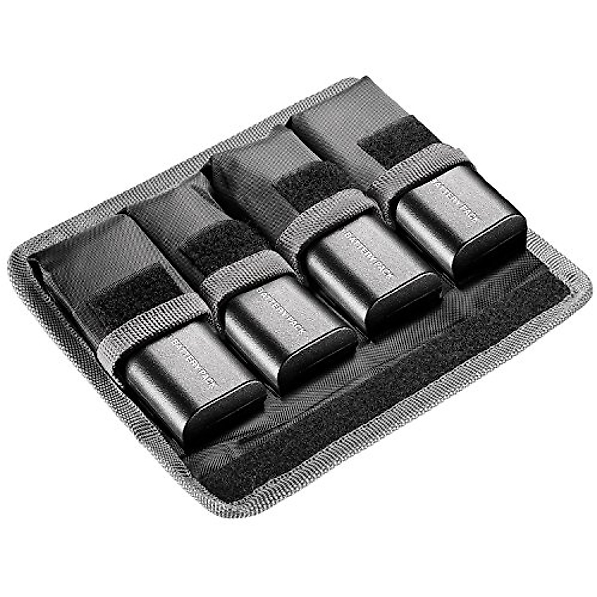 Neewer DSLR Battery Bag/Holder/Case for AA Battery and lp-e6/ lp-e8/ lp-e10/ lp-e12/ en-el14/ en-el15/ fw50/ f550 and More, Suitable for Battery of Nikon D800, Canon 5DMKIII, Sony A77
