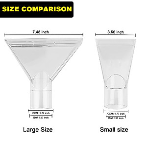 YSJWAER Carpet Vac Extractor Attachment-Tool - Cleaning Vacuum Clear Upholstery Car Detailing Turn Shop Vac into an Extractor