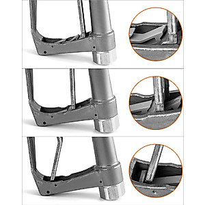 QWORK Fuel Nozzle, 3/4 in. NPT Manual Fuel Nozzle with Swivel | For Manual and Electric Fuel Pumps | Gasoline and Diesel |Max Pressure 50 PSI