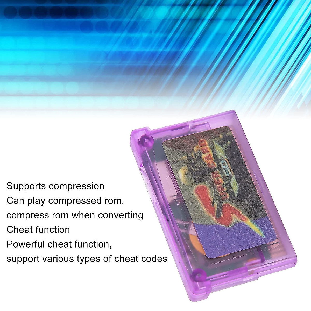 Video Games Memory Card for GBA GBA SP GBM NDS Lite, Burning Card Game Flashcards, Mini Card Supports Fat Super Card for NDS Games