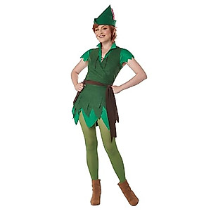 California Costumes, Peter Pan, Adult Extra Small , Green